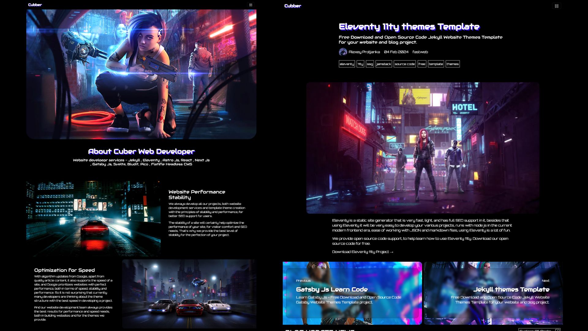 New Jekyll Themes Template - Cubber Project